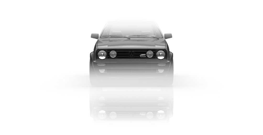 My perfect Volkswagen Golf 2 Gti. 3DTuning - probably the best car ...